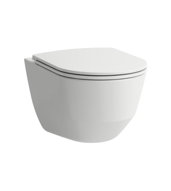 Laufen Pro Rimless Wall-Hung Toilet With Seat - saniterica