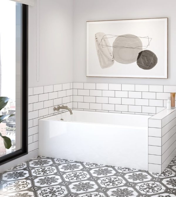 MAAX Rubix 6032 AFR Acrylic Alcove Bathtub - saniterica