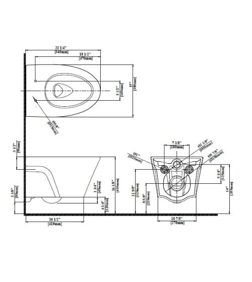 TOTO CWT426CMFG AP Complete Wall-Hung Toilet Kit - saniterica