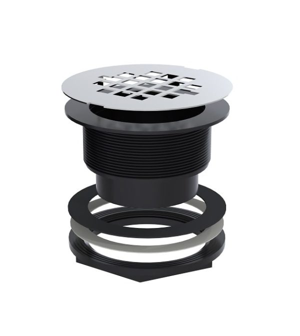 OS&B 6040QK-CP ABS Offset Waste & Overflow Clicker Drain - Saniterica